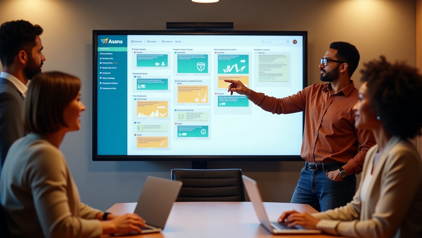 How to Display Asana Project Progress on Any TV Screen with RocketScreens
